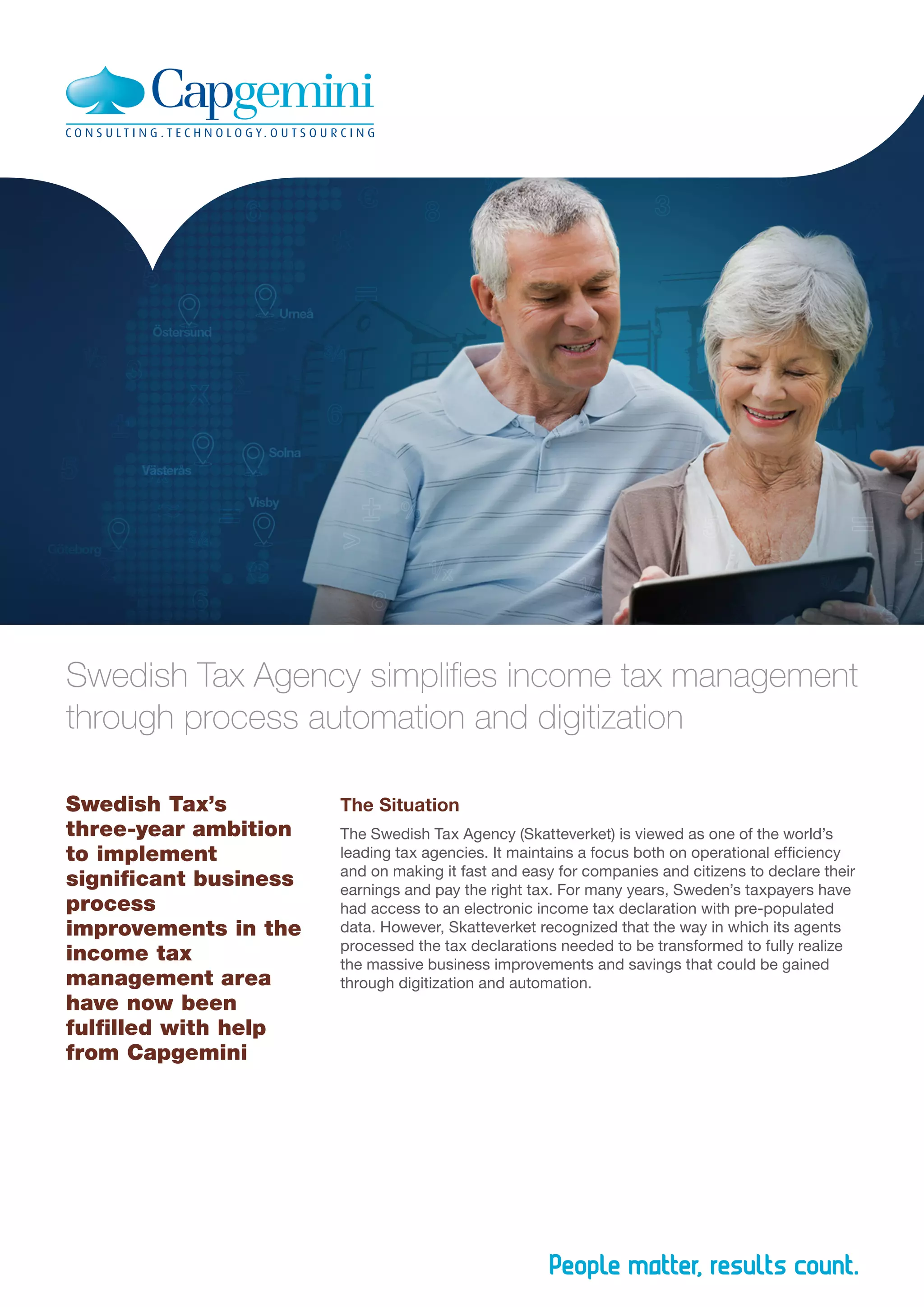 Swedish Tax Agency simplifies income tax management through process ...