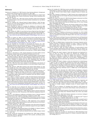 Geological interpretation of a low-backscatter anomaly found on the New ...