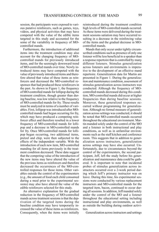 transferring control of manding behavior to motivating operations in ...
