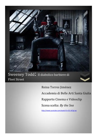 Sweeney Todd: Il diabolico barbiere di Fleet Street | PDF