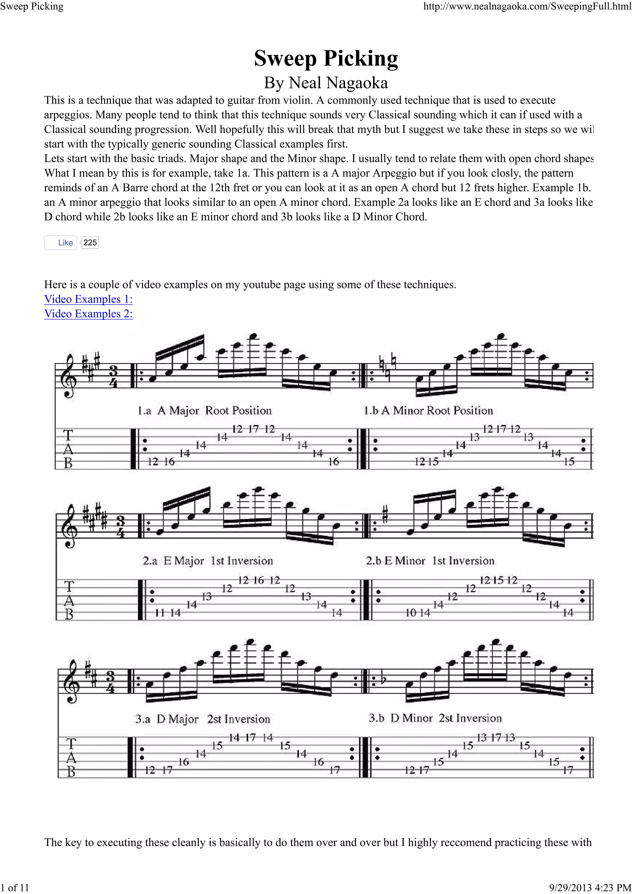 Sweep picking1 | PDF