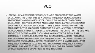 Sweep Frequency Generator | PPTX