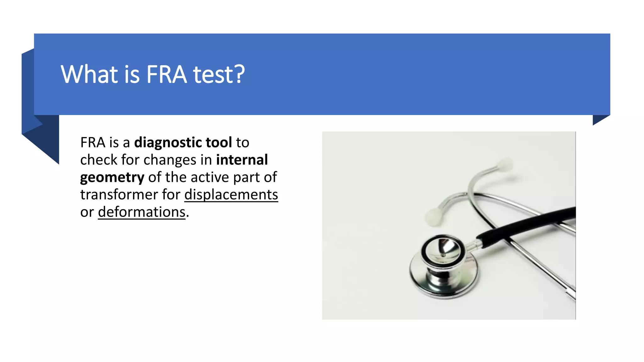 Frequency response analysis (FRA) of transformer | PPTX