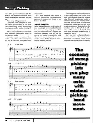 Sweep picking | PDF