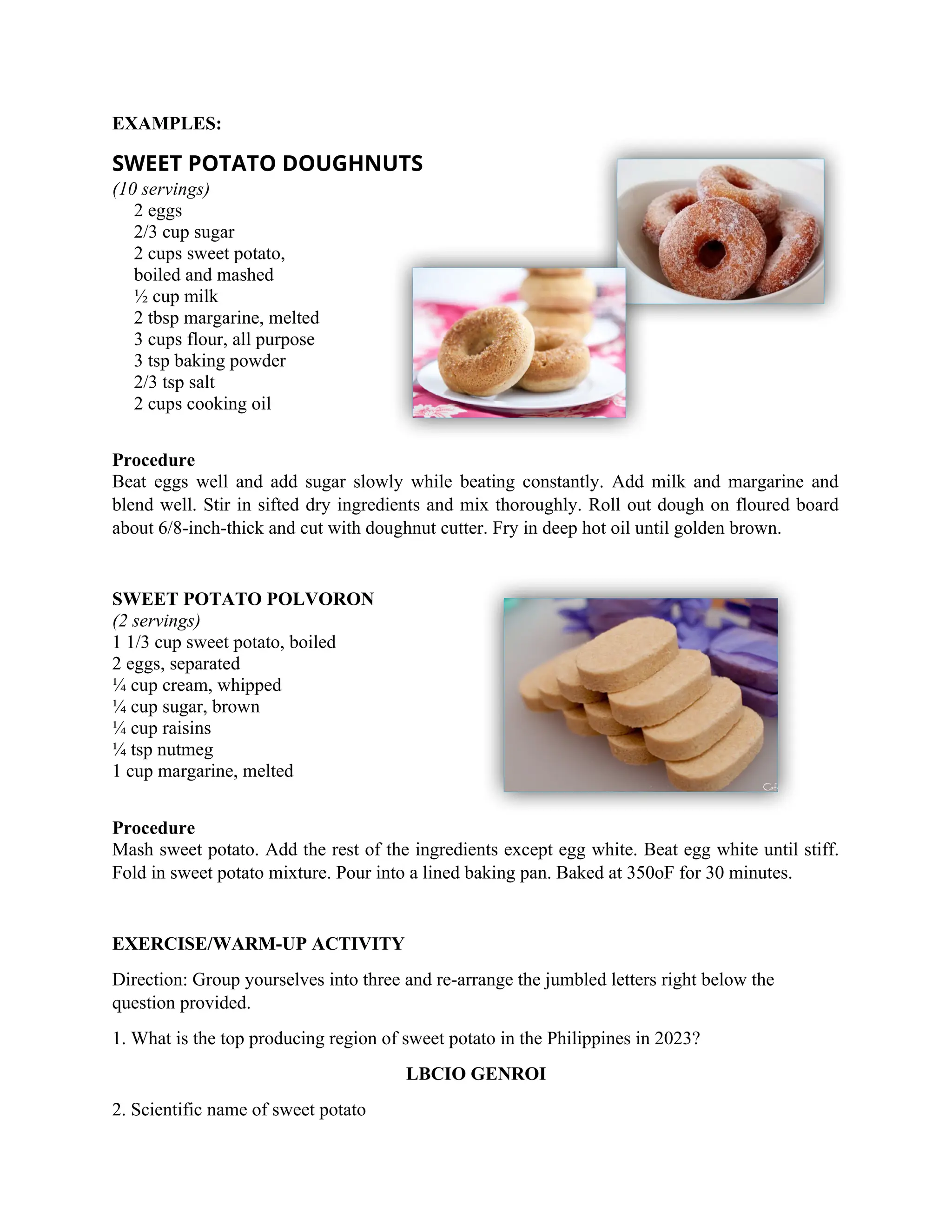 Sweet-Potato-Learning-Guide in the Philippines | DOCX