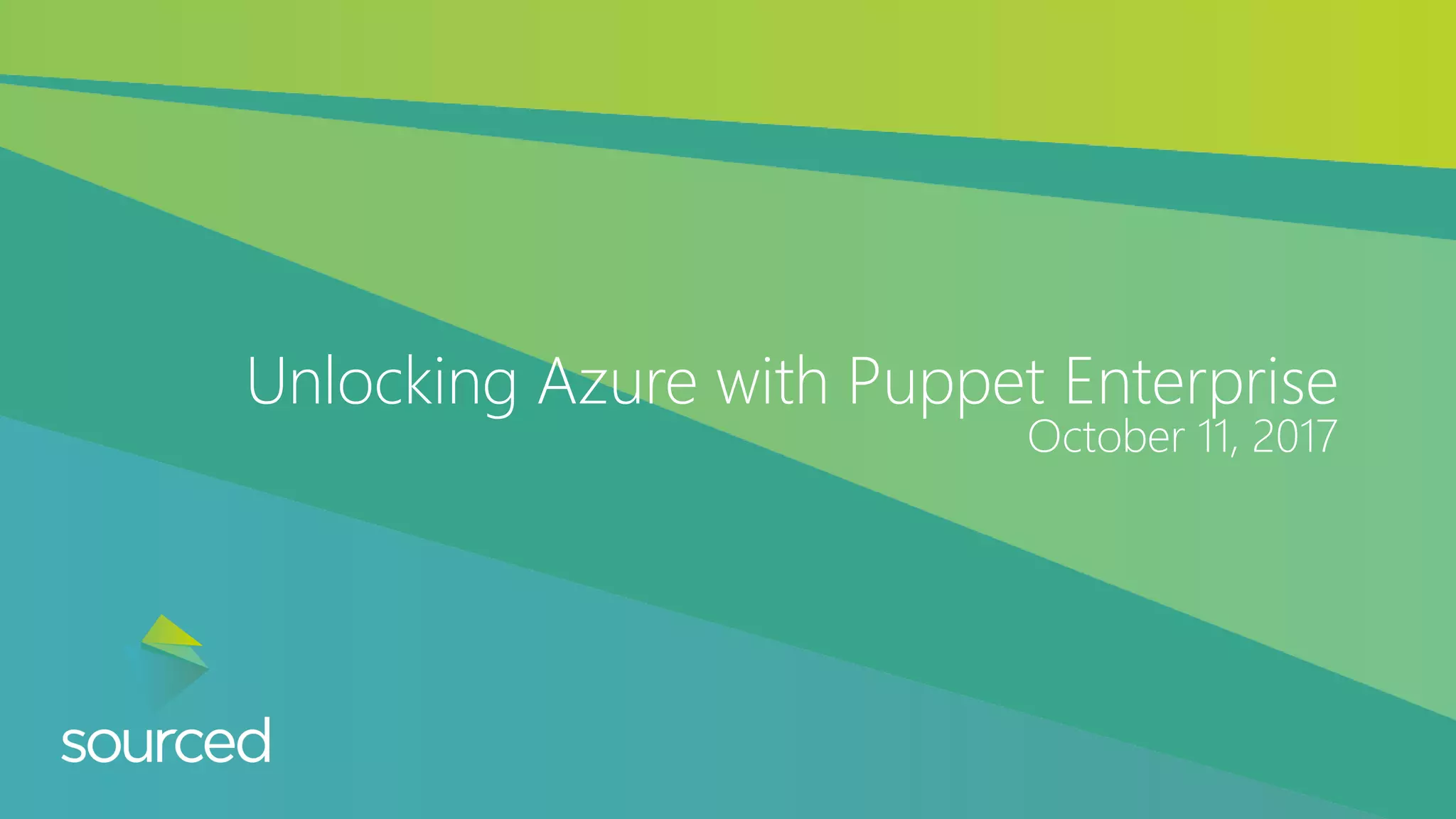 PuppetConf 2017: Unlocking Azure with Puppet Enterprise- Keiran Sweet ...