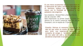 Sweet&coffee | PPTX
