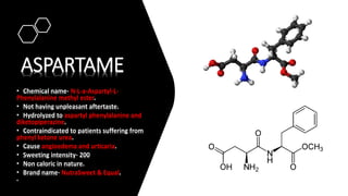 Pharmaceutical Sweeteners | PPTX