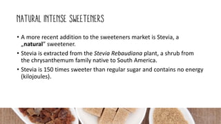 Sweeteners facts | PDF