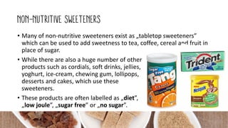 Sweeteners facts | PDF
