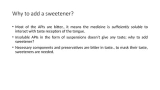 Sweeteners - it's types, uses and limitations | PPT