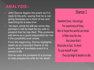 Sweetest love by john donne | PPTX