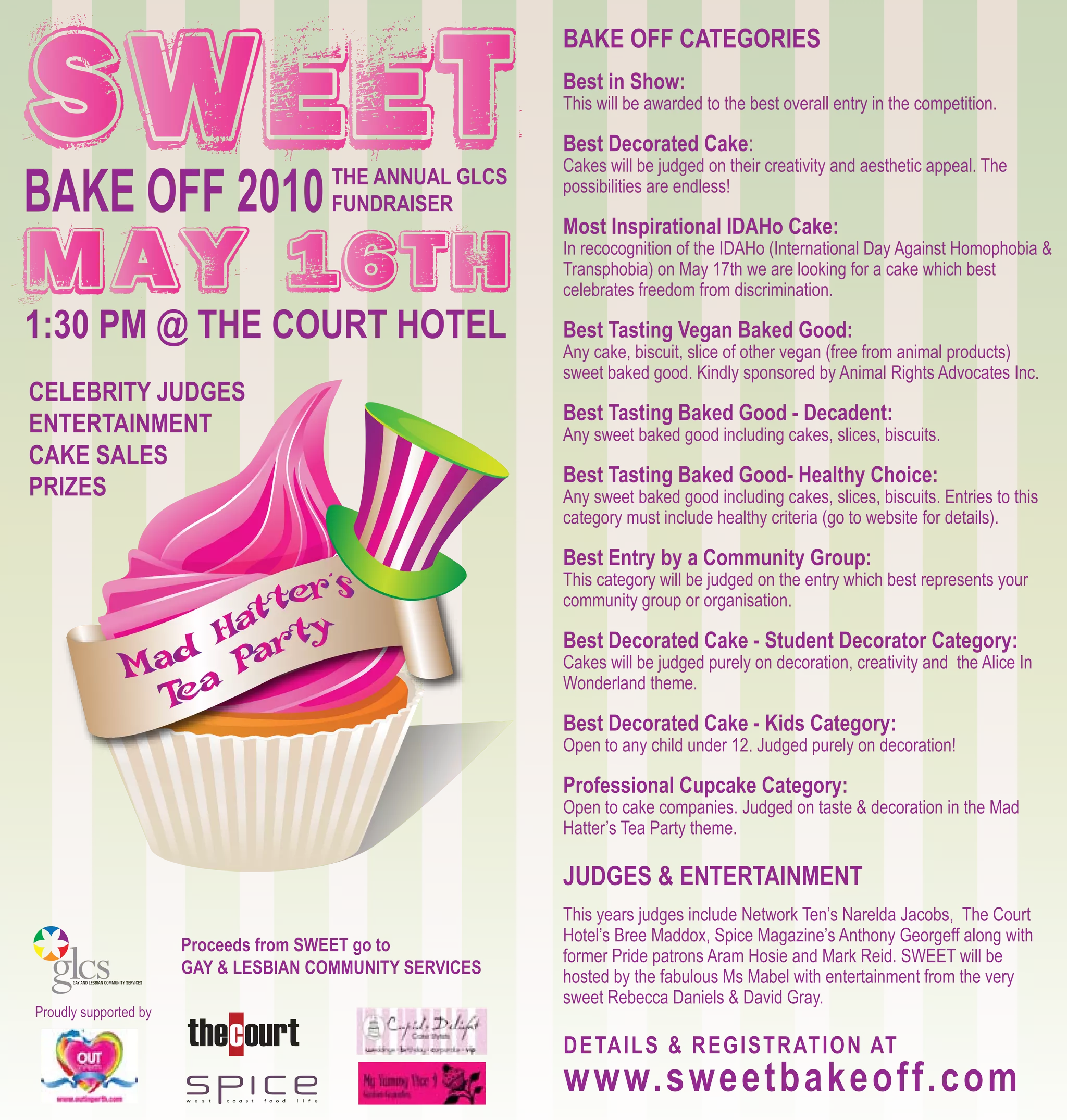 SWEET Bake Off - New Vegan Categ | PDF | Awards Shows | Events