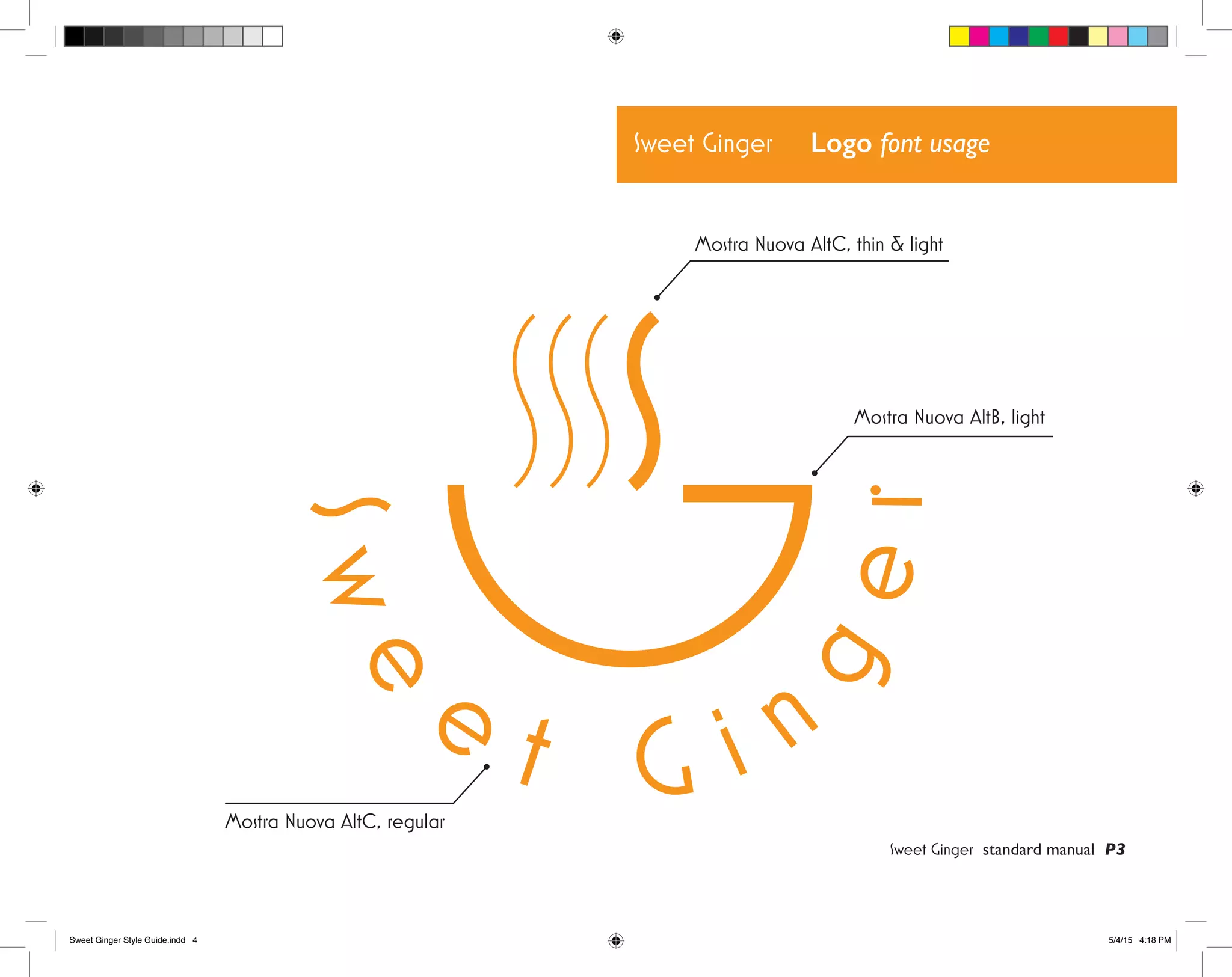 Sweet ginger brand style guide | PDF