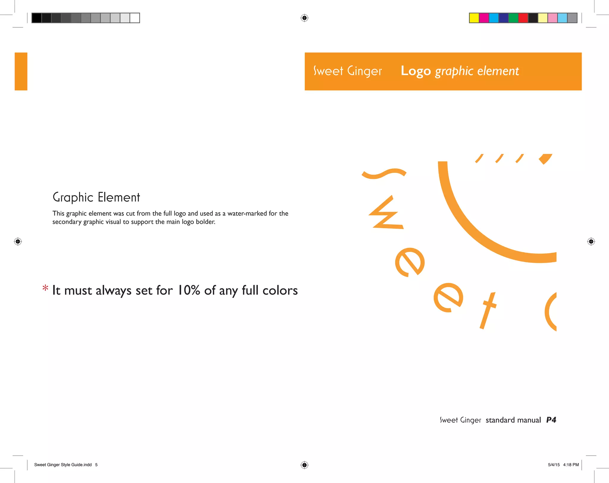 Sweet ginger brand style guide | PDF