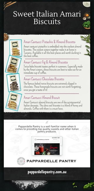 Sweet Italian Amari Biscuits | PDF