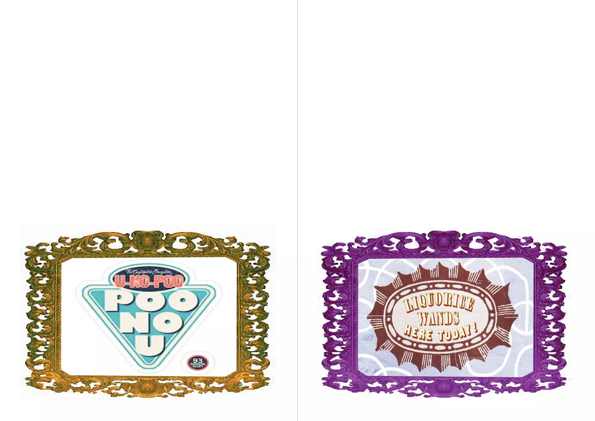 Harry Potter Honeyduke stand up labels | PPT