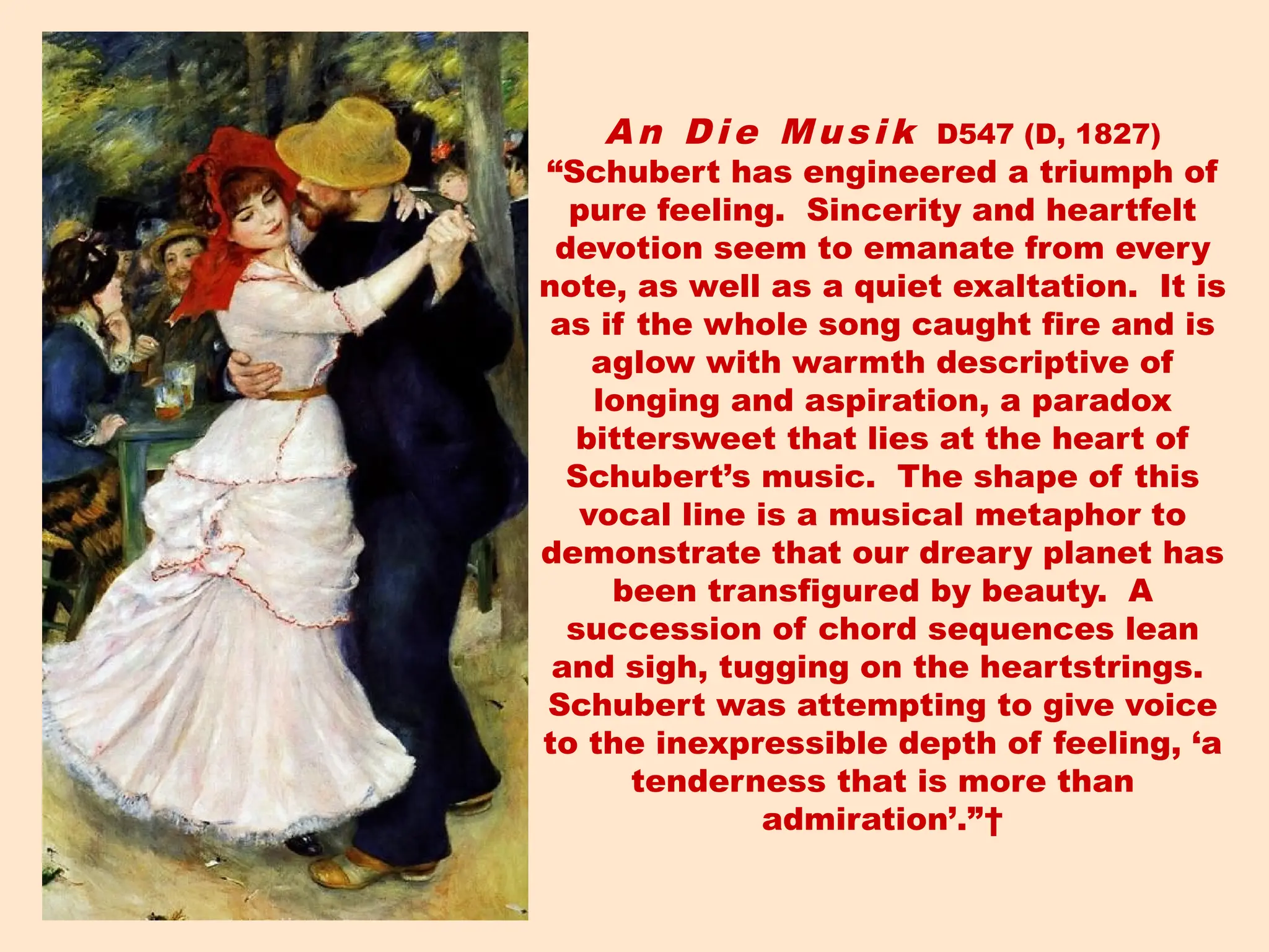 Sweetly Soothing Schubert Songs--a Special Selection. | PPTX