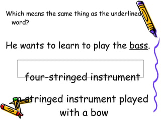 Sweet music in harlem vocabulary words | PPT