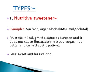 Herbal excipents (Sweetner) | PPTX