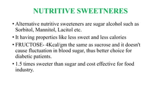 Sweetners | PPTX