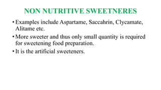 Sweetners | PPTX