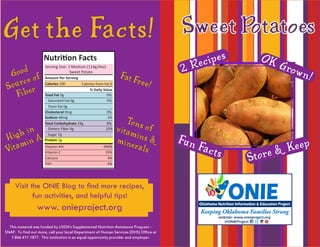 Sweet Potato Facts brochure | PDF