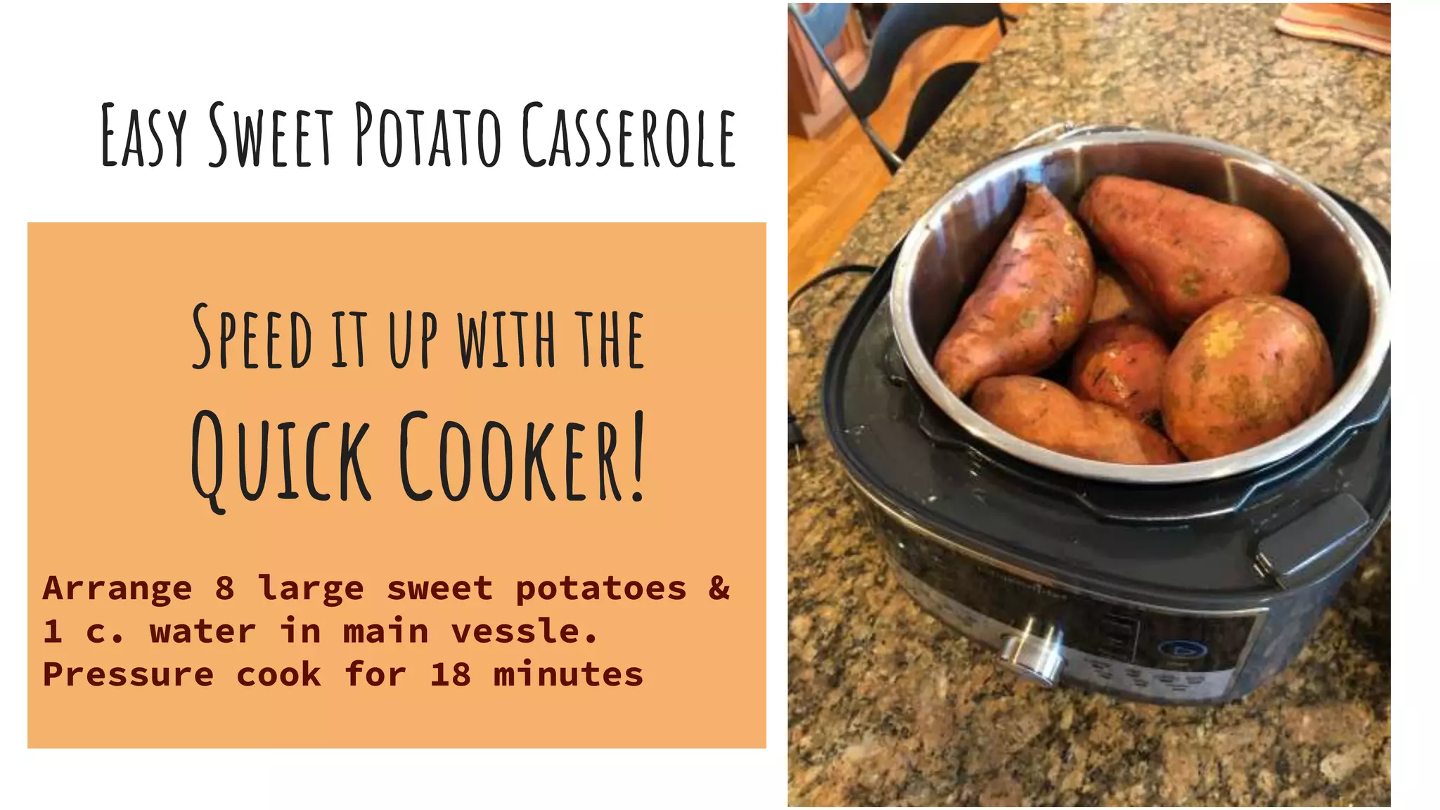 Sweet potato casserole | PPTX