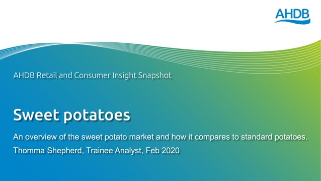 Sweet potatoes | PPT