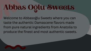 Sweet Shop in UAE | PPT