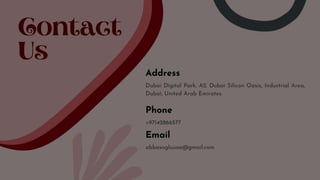 Sweet Shop in UAE | PPT