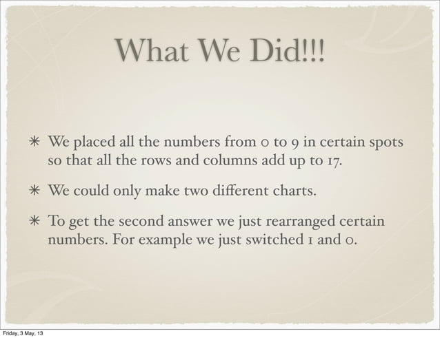 Sweet sixteen plus 1 | PPT