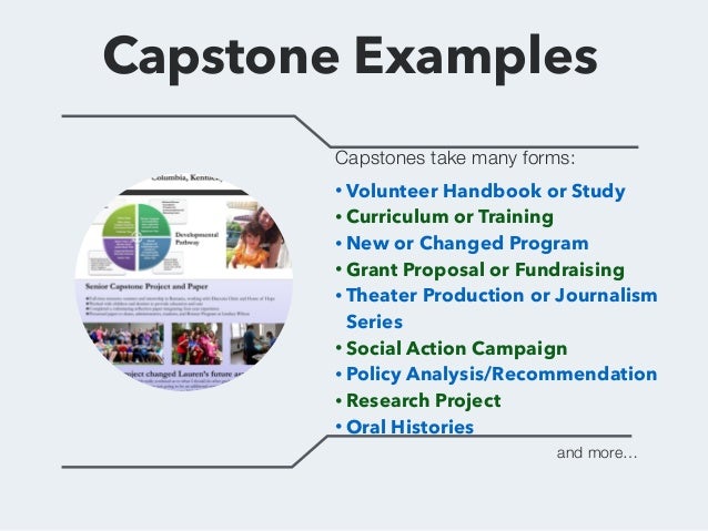 The Sweet Spot: Supporting Your Program to Integrate Capstones