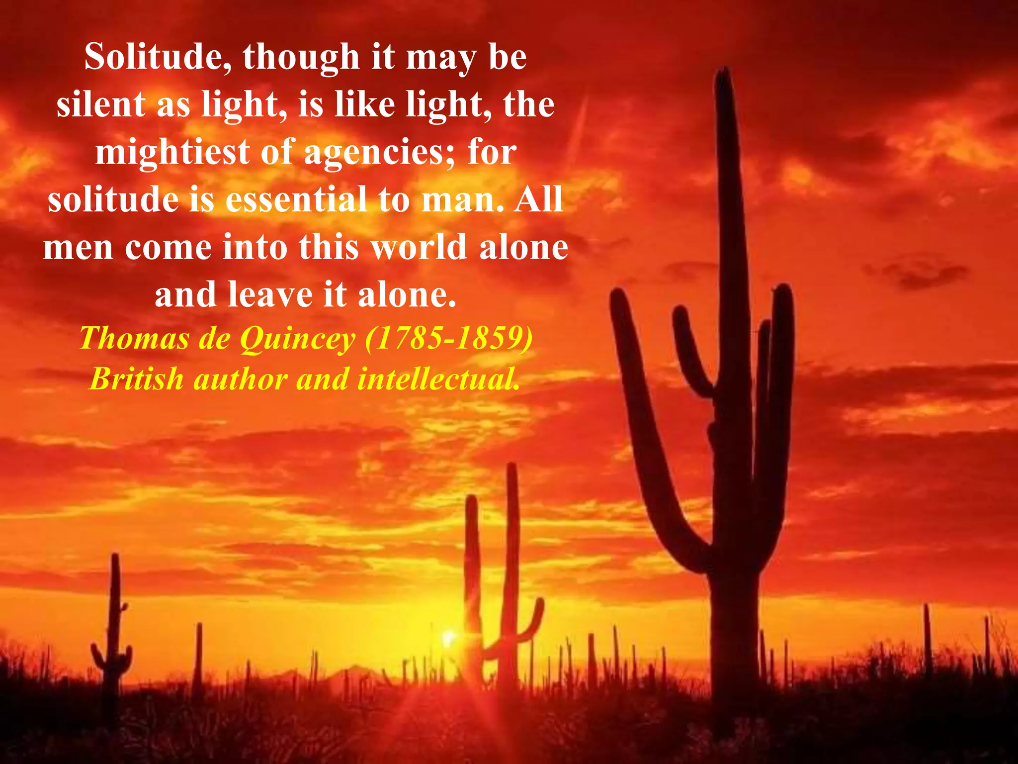 Sweet Sublime Solitude | PPT