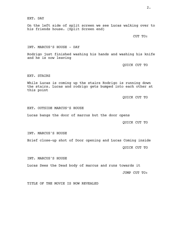 Sweet vengeance script | PDF