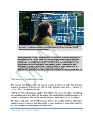 Preliminary chapter of Certified Ethical Hacker course | PDF