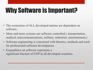 Software Engineering Introduction by Dr M Zhu | PPT