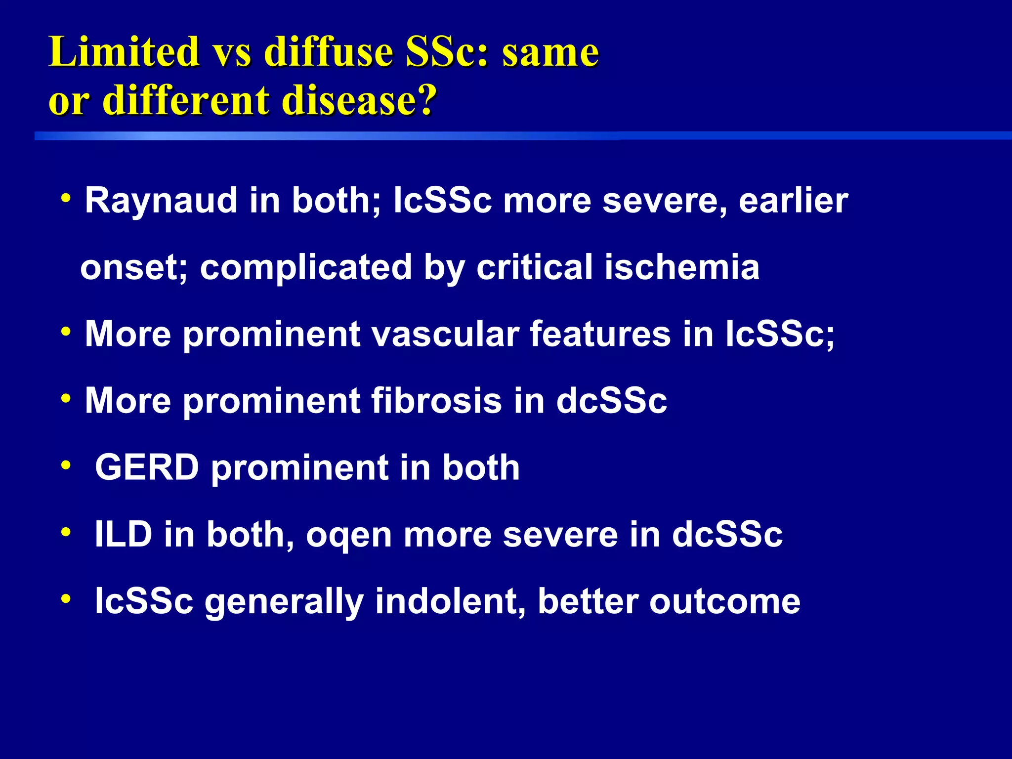Overview of Scleroderma | PPT