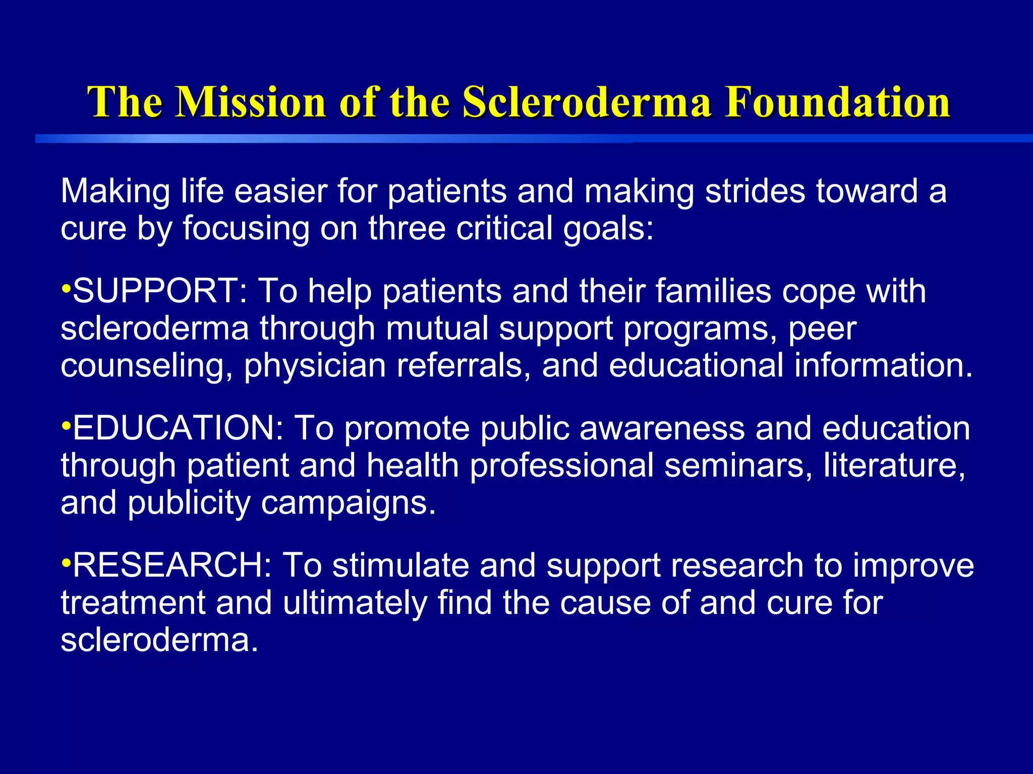 Overview of Scleroderma | PPT