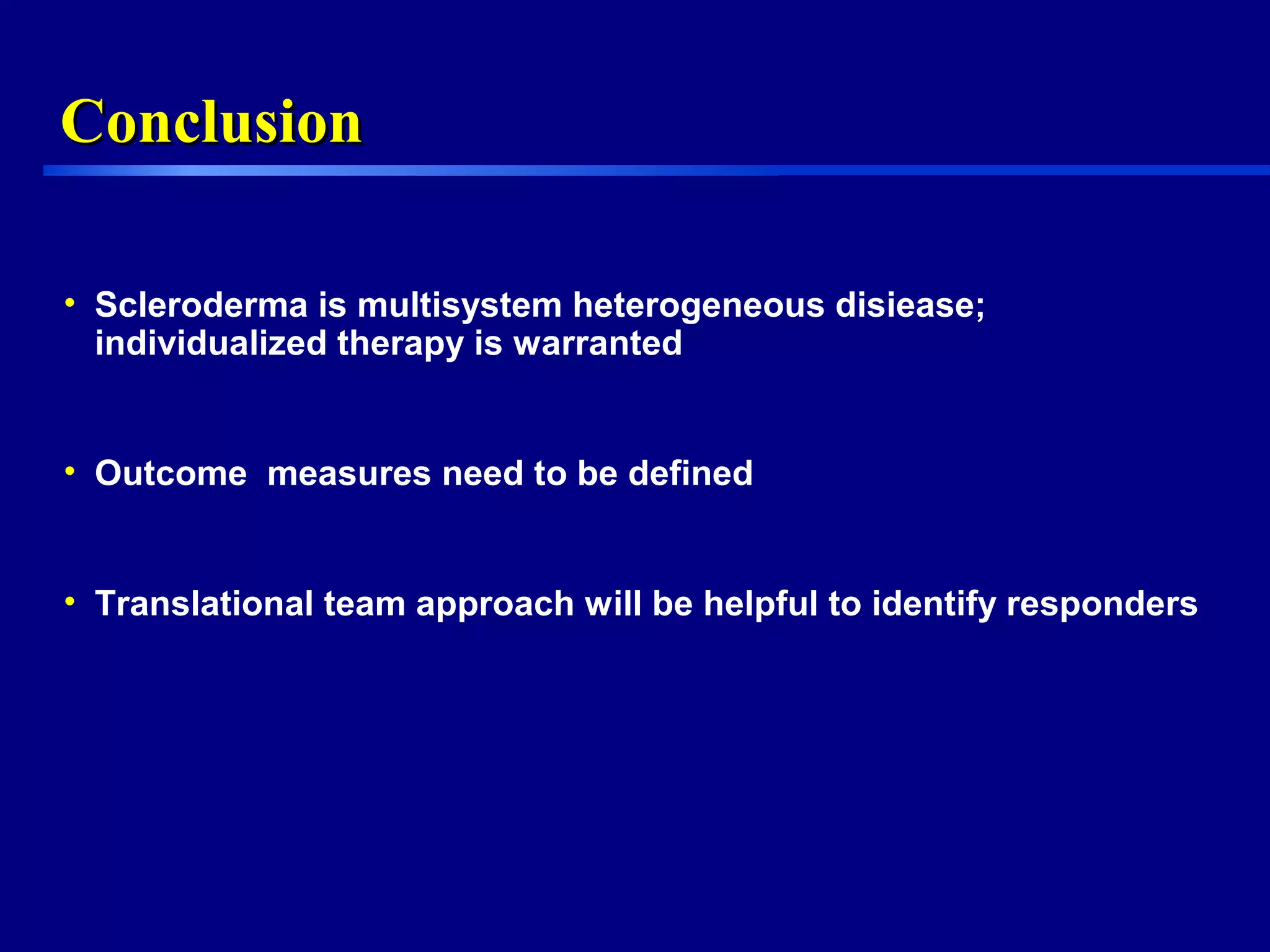 Overview of Scleroderma | PPT