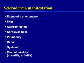 Overview of Scleroderma | PPT