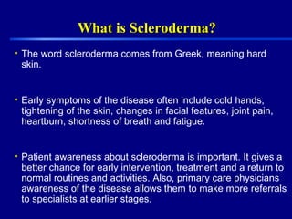Overview of Scleroderma | PPT