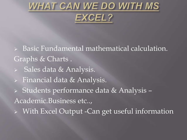introduction to ms office –word,excel & powerpoint
