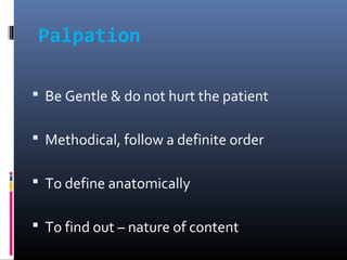 Swelling - Examination | PPT