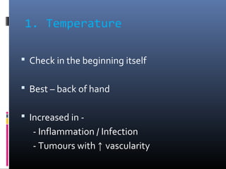 Swelling - Examination | PPT