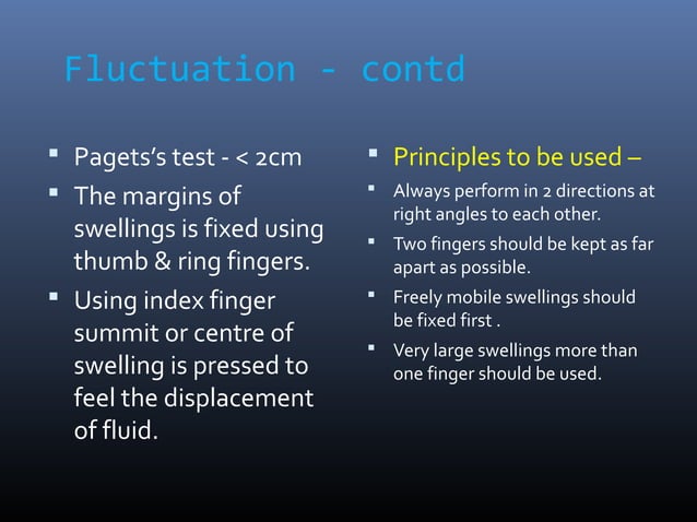 Swelling - Examination | PPT | Skin and Dermatology | Diseases and ...