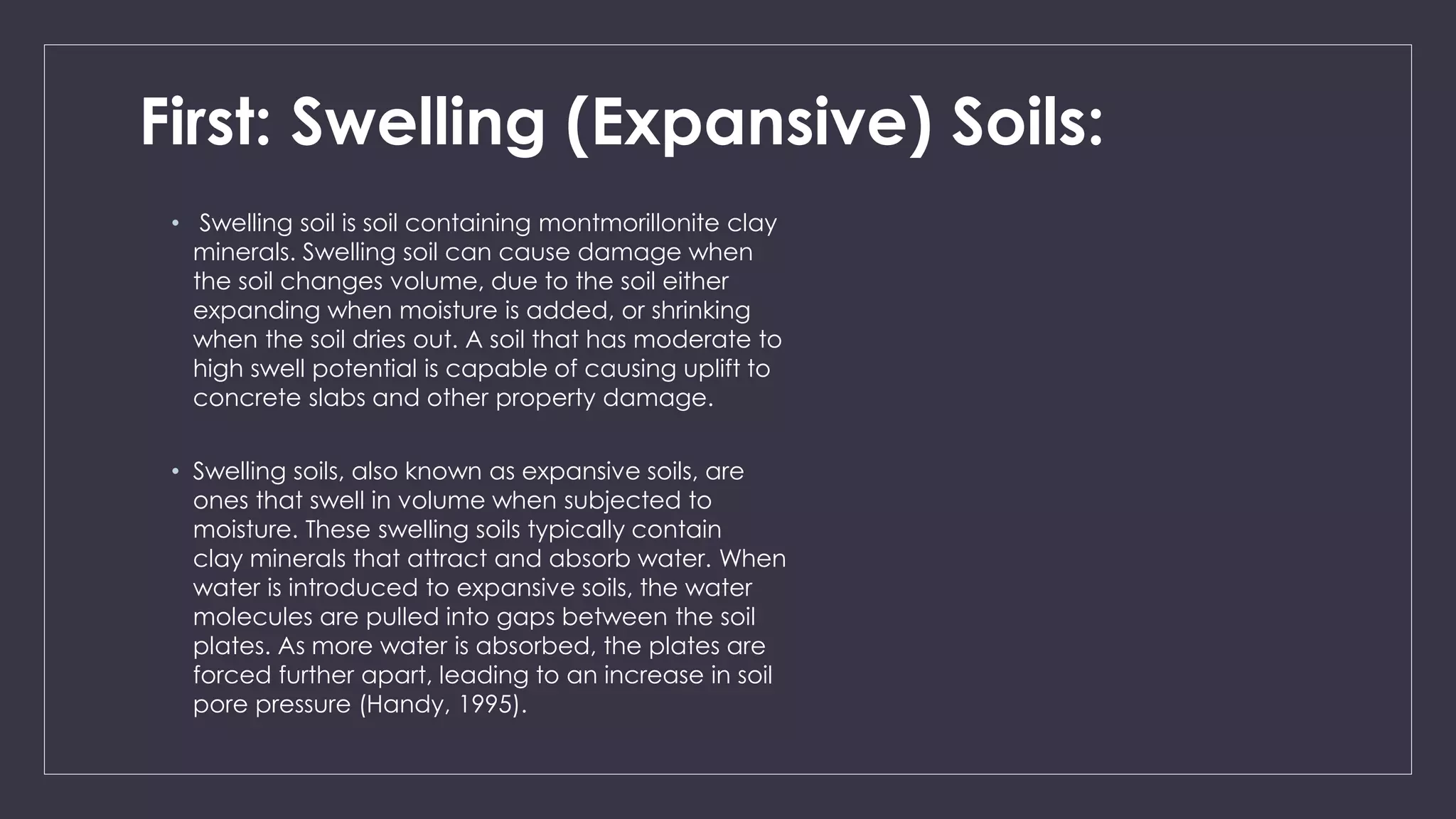 Swelling expansion and dilation of soil | PDF