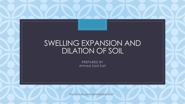 Swelling expansion and dilation of soil | PDF | Gardening | Home & Garden