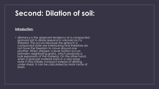 Swelling expansion and dilation of soil | PDF