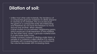 Swelling expansion and dilation of soil | PDF